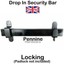 DROP IN Security Door Bar Locking or Non Locking for Sheds Garage ...