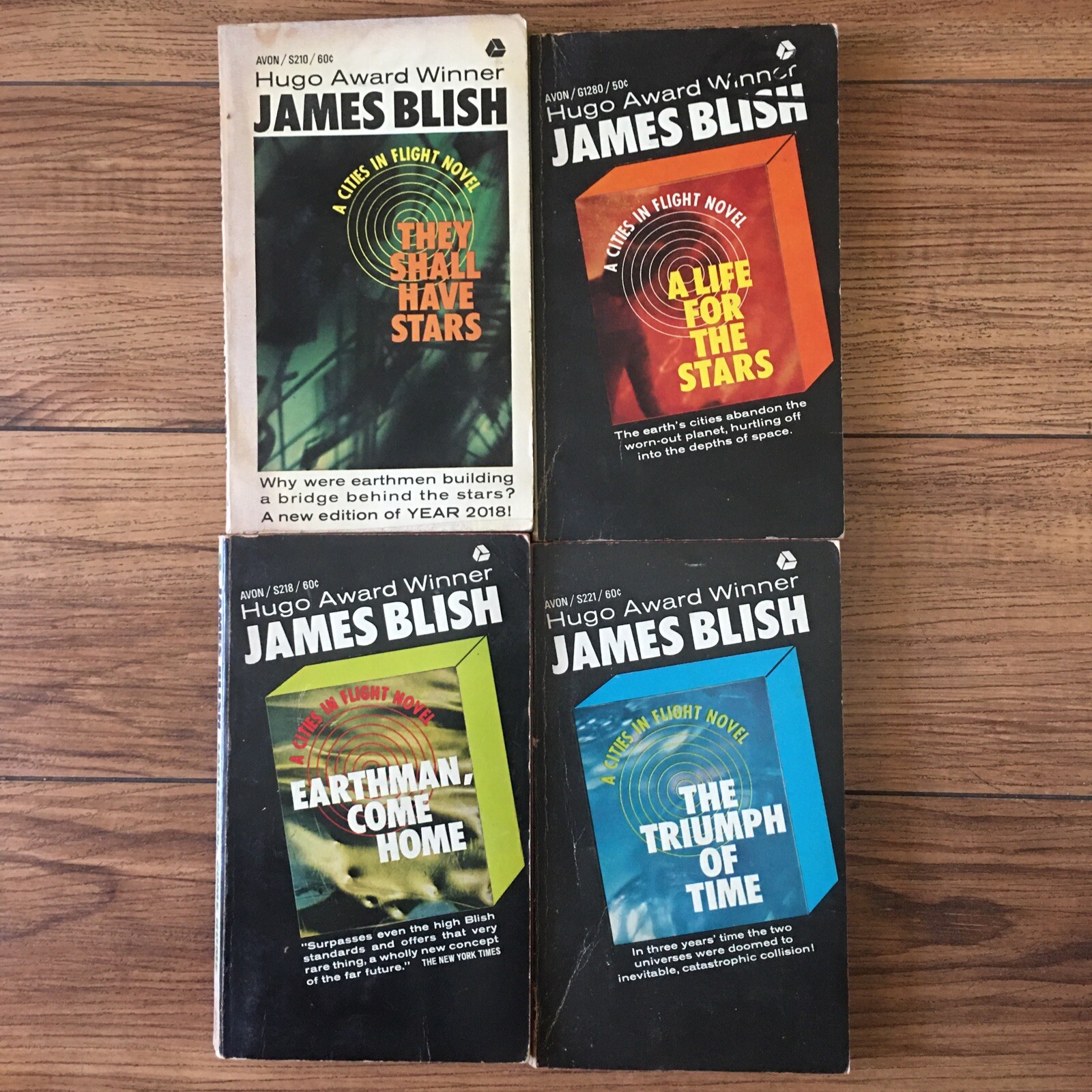 COMPLETE CITIES IN FLIGHT 1-4 BY JAMES BLISH PAPERBACK PB BOOKS AVON | eBay