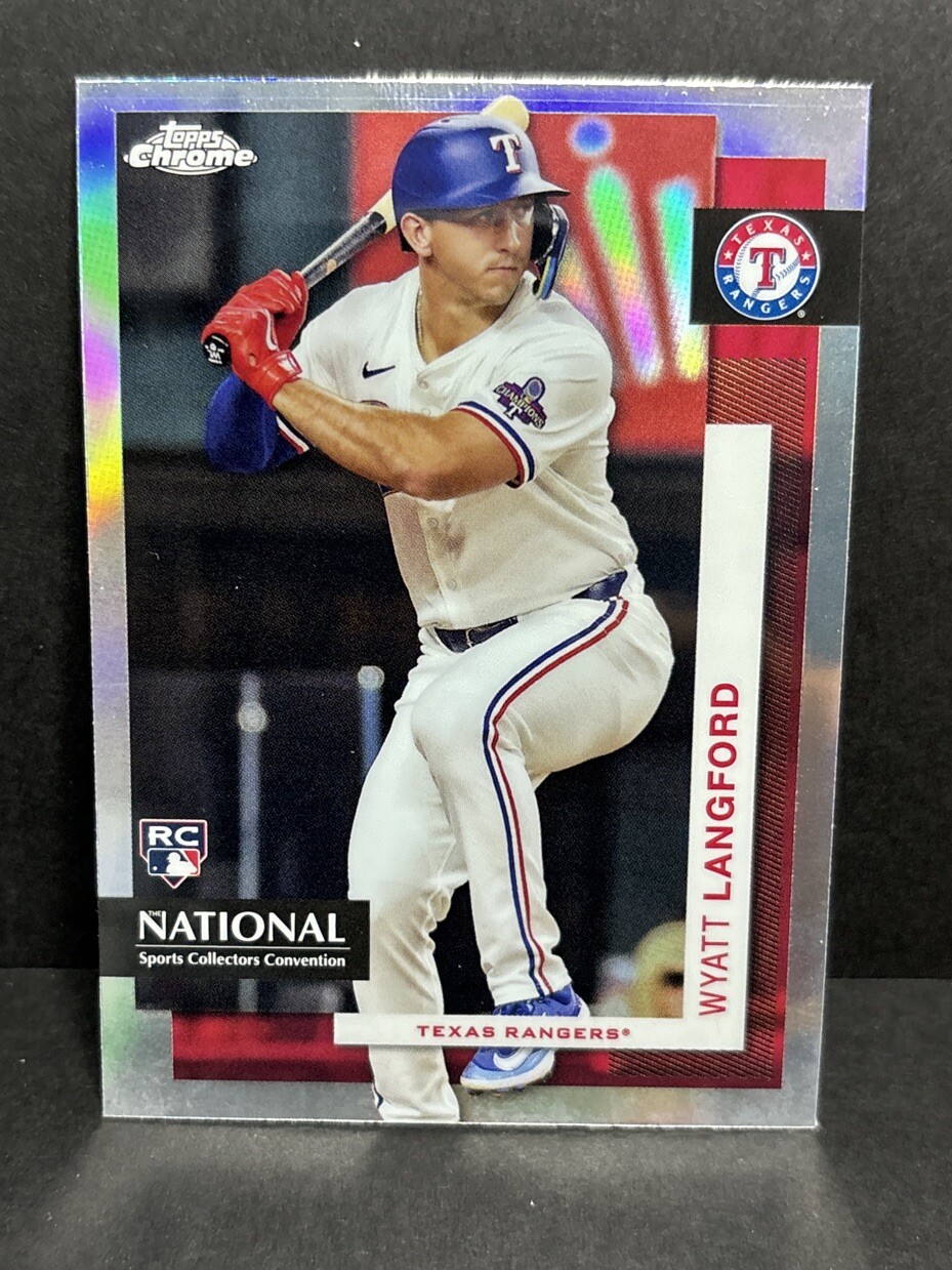 2024 NSCC Topps Chrome #MLB-11 Wyatt Langford RC Silver Pack A | eBay