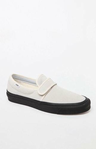 VANS Slip On 47 V DX Anaheim Factory OG White SUEDE Sneaker VN0A3MVAUCY ...