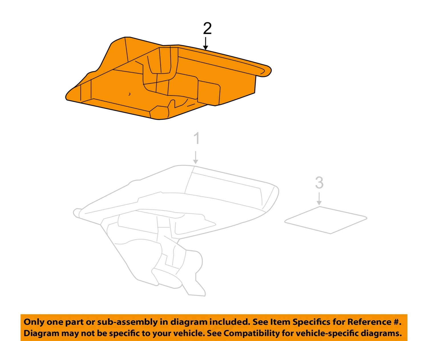 FORD OEM 04-08 F-150 Overhead Console-Overhead Console Bracket ...