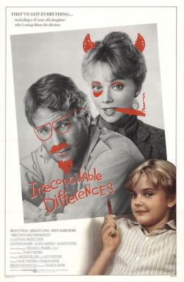 IRRECONCILABLE DIFFERENCES ORIGINAL FOLDED MOVIE POSTER 1984 DREW ...
