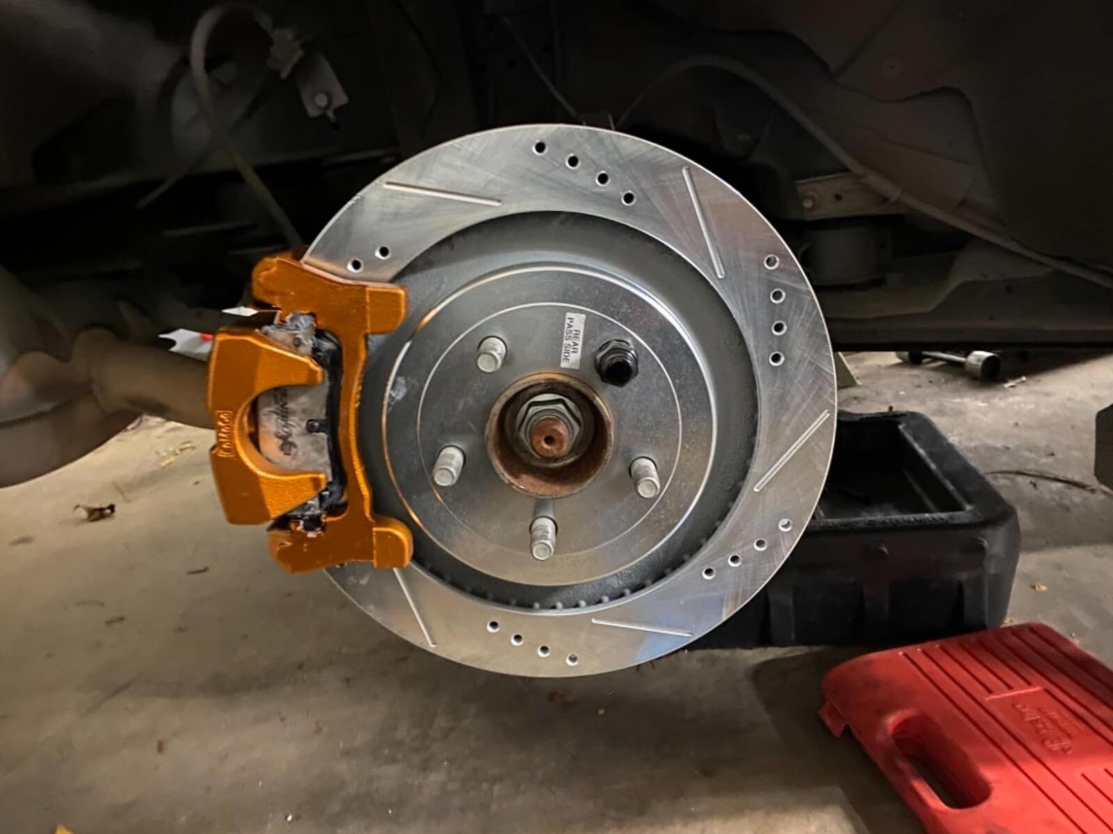 Metallic Burnt Copper Coating Caliper Brake Rotor High Heat Engine ...
