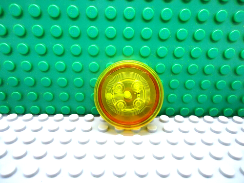 Lego mini figure 1 Dimensions Toy Tag Trans Orange Blank Pack Disk ...