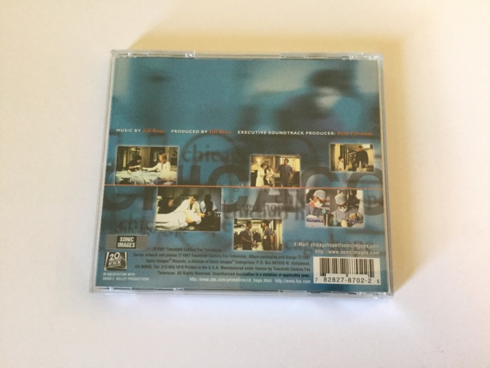 CHICAGO HOPE 1994-2000 Original Television Series Soundtrack CD John ...