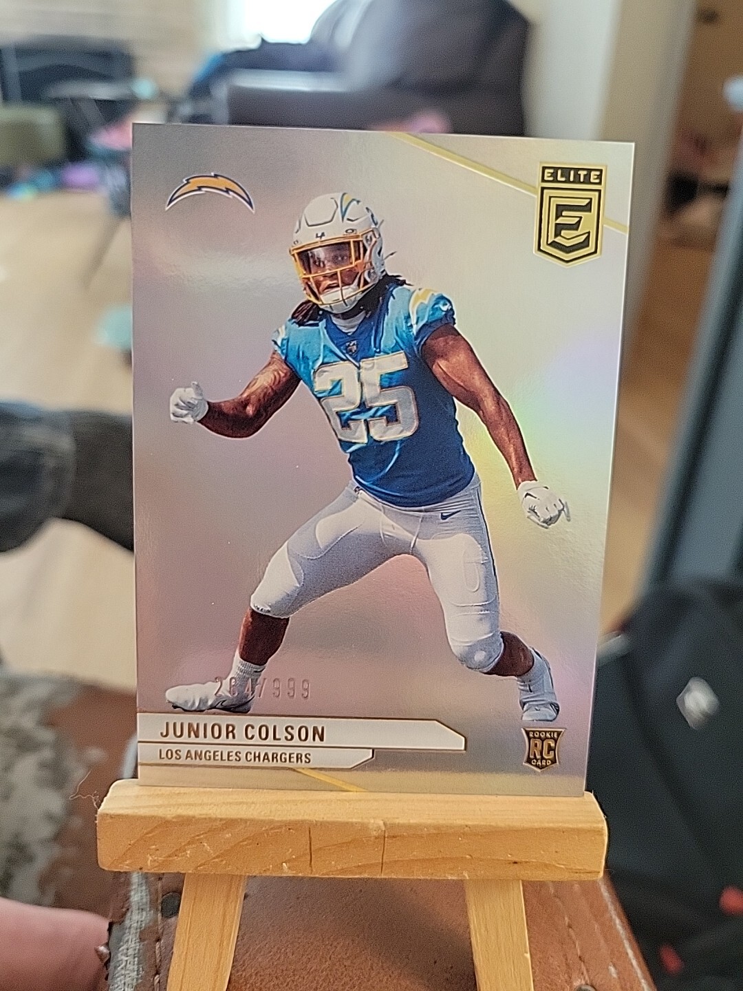 2024 Panini Elite Junior Colson RC SILVER #264/999 Los Angeles Chargers ...