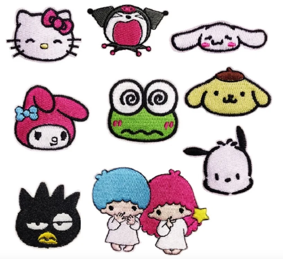 HELLO KITTY - KEROPPI - FROG - Iron-On/Sew-On Embroidered Patch | eBay