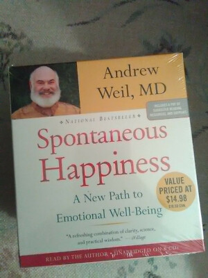 New Audio Book Sealed CDs SPONTANEOUS HAPPINESS Emotional Well-Being ...