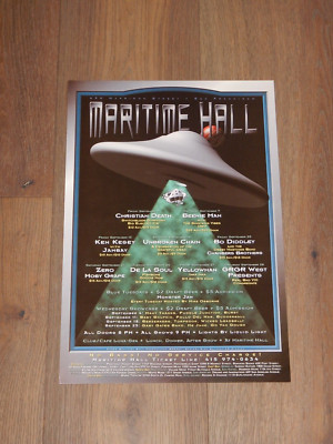 SEPTEMBER 1996 MARITIME HALL BO DIDDLEY, KEN KESEY, MOBY GRAPE CONCERT ...