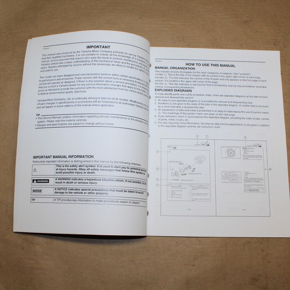 Yamaha 2009 Rhino 700 FI YXR7FY Factory Service Manual Supplement ...