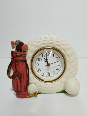 GOLF CLOCK QUARTZ DESKTOP MODEL | eBay