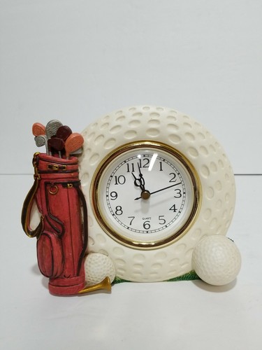 GOLF CLOCK QUARTZ DESKTOP MODEL | eBay