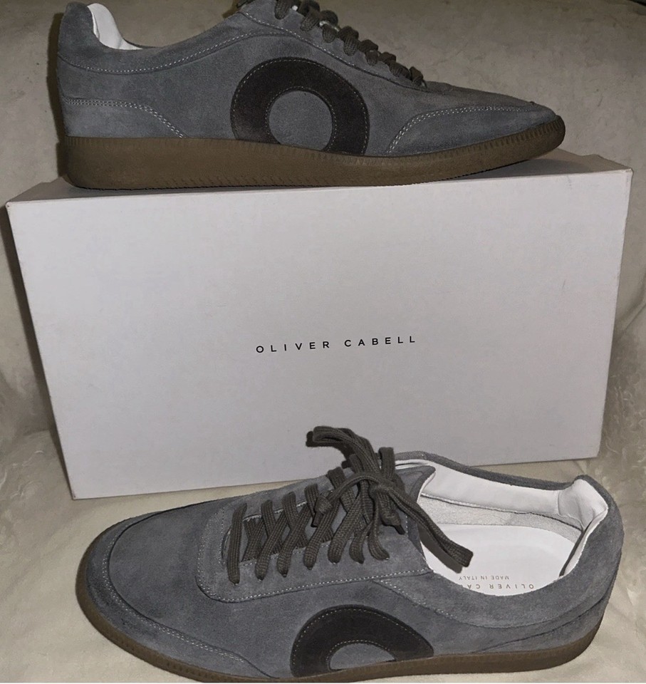 New In Box Oliver Cabell Pele ‘Pigment’ Gray Suede Shoes EU43/US10 Made in Italy | eBay
