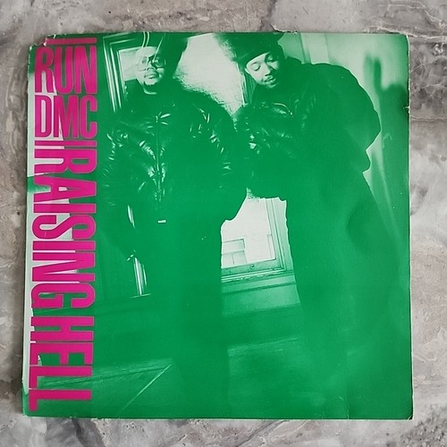 RAISING HELL Run DMC Profile Records PRO-1217 LP Album Green Blue Cover 1986 | eBay