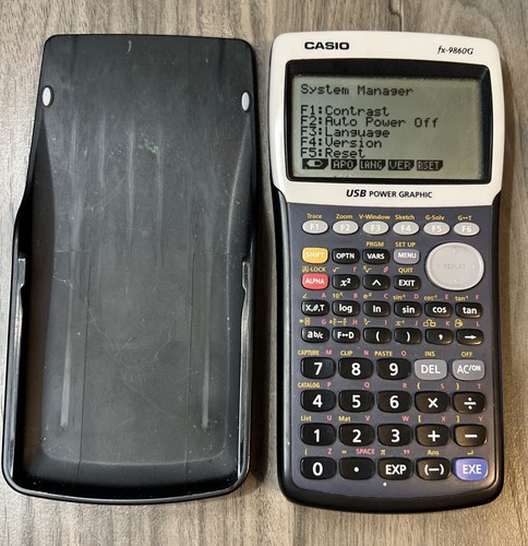 Casio FX-9860G Graphing Calculator USB Power Graphic Calculator with ...