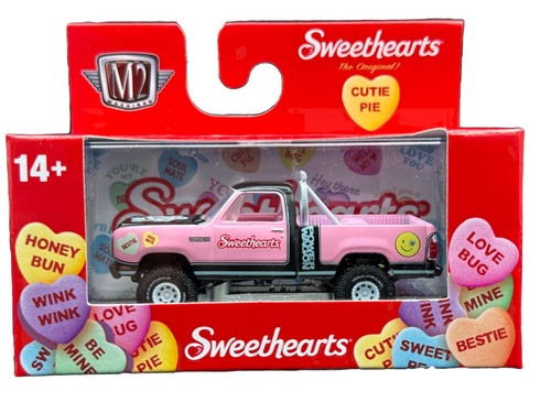 M2 Machines 2025 Sweethearts Candies Pink 1979 Dodge 150 Macho Power ...