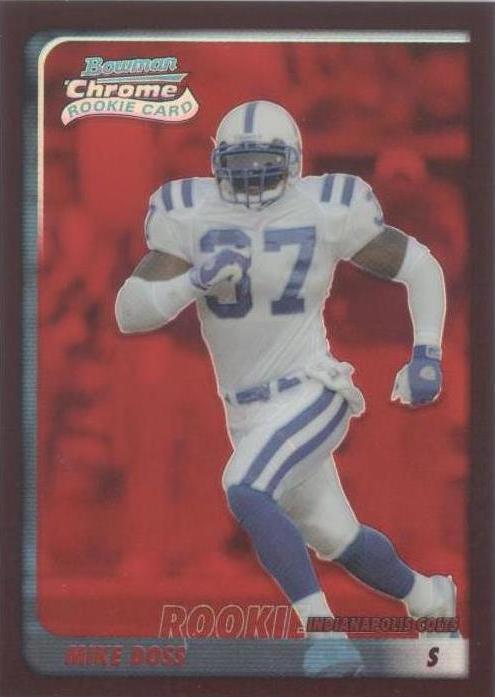 2003 Bowman Chrome - Mike Doss #193 Red Refractor /235 (RC) for sale ...