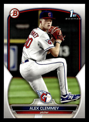 Alex Clemmey 2023 1st Bowman Draft #BD-79 Cleveland Guardians ROOKIE RC ...