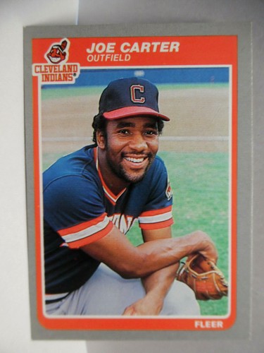 1985 FLEER BASEBALL # 443 JOE CARTER ROOKIE CARD - NM/MT | eBay