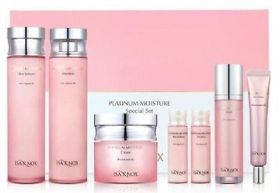 Korea cosmetics Isa Knox Platinum Moisture 7pcs set anti aging skin ...