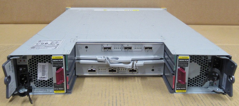 HP 3PAR Drive Shelf M6710 2U Array 2 x I/O Controller 2 PSU 683251-001 ...