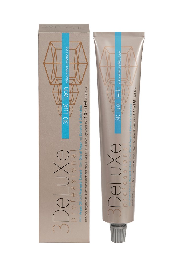 3DeLuXe Italian Permanent Colour Dye Hair color KIT 100ml Copper range ...