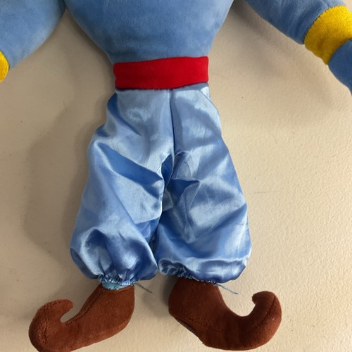 Disney Store Aladdin Plush Genie Large 18” Plush Stuffed Toy Jumbo Doll ...