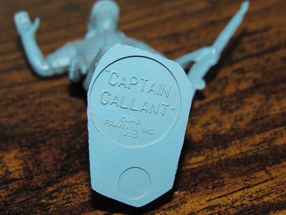 MARX CAPTAIN GALLANT Toy Soldier Figure From The PLAYSET 1955 Vintage ...
