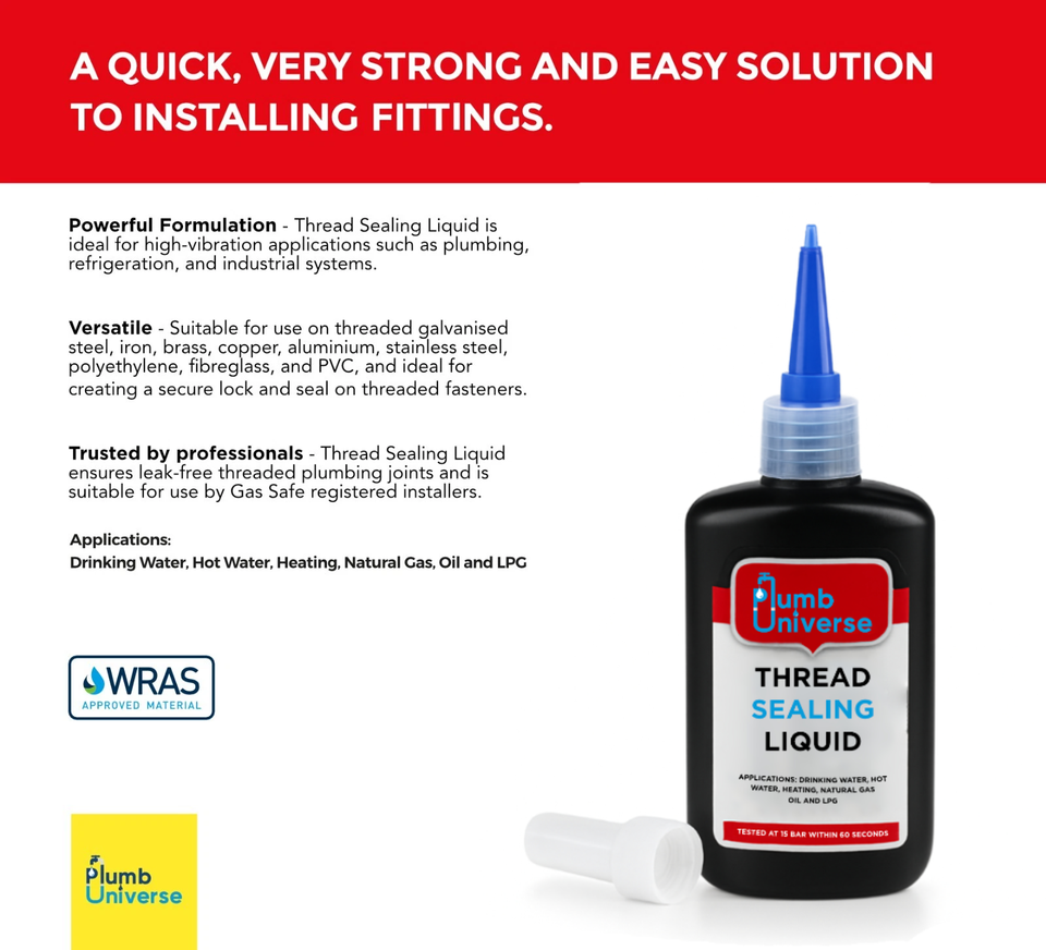 Liquid PTFE Blue Thread Sealing Compound Sealant and Thread Locker ...