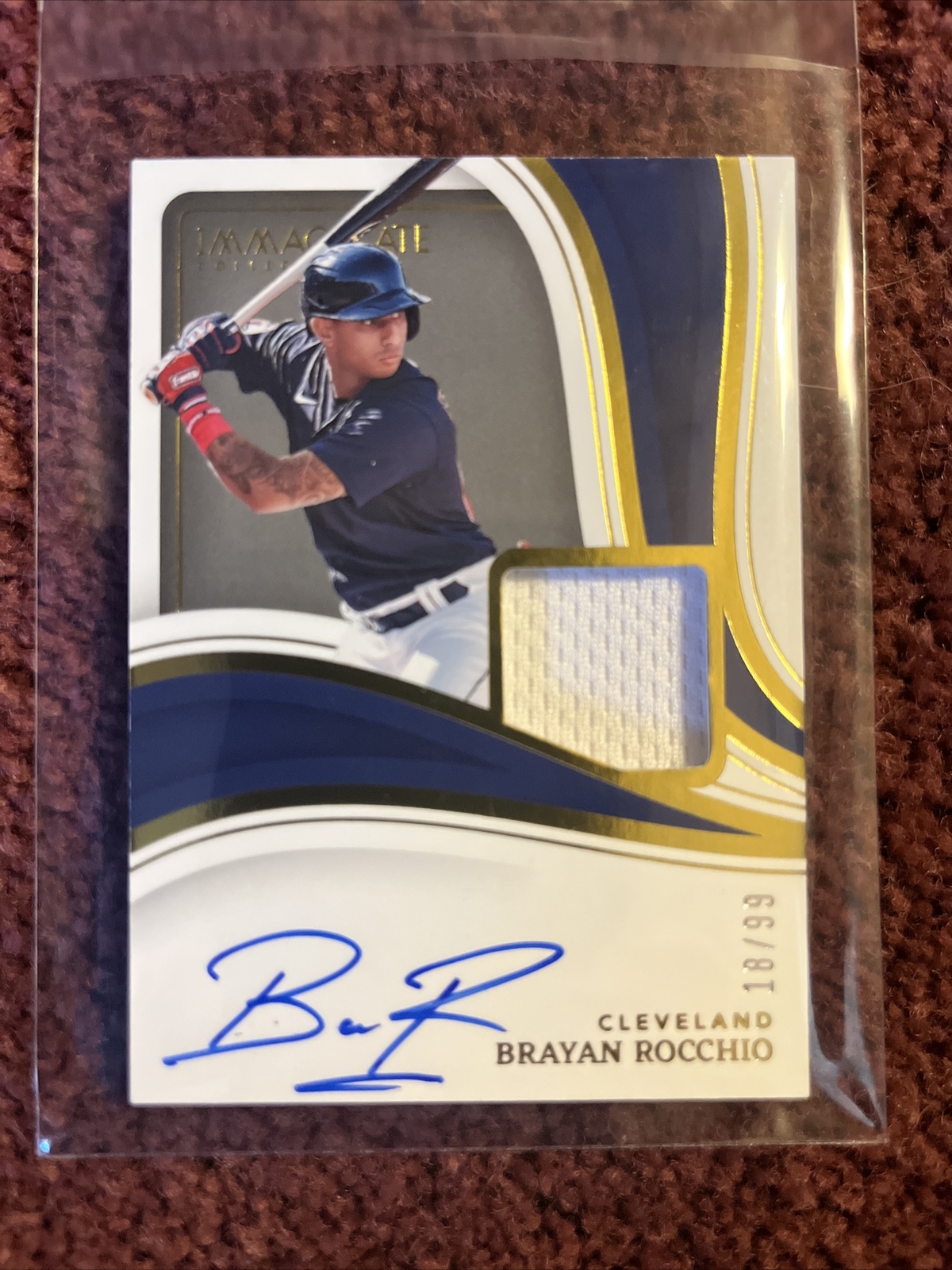 2023 Panini Immaculate Collection Brayan Rocchio RC Auto #d/99 ...