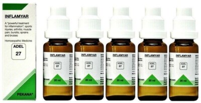 Pack Of 5 ADEL 27 Inflamyar Drop A Powerful Treatment For Inflammation ...