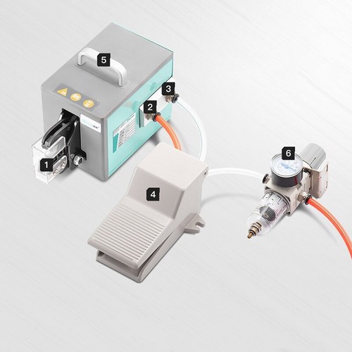 Open Copper Nose Pneumatic Crimping Pliers Cold Pressing Terminal ...