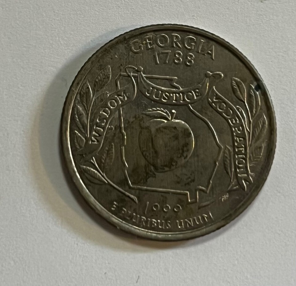 Original 1999 rare georgia state quarter error | eBay