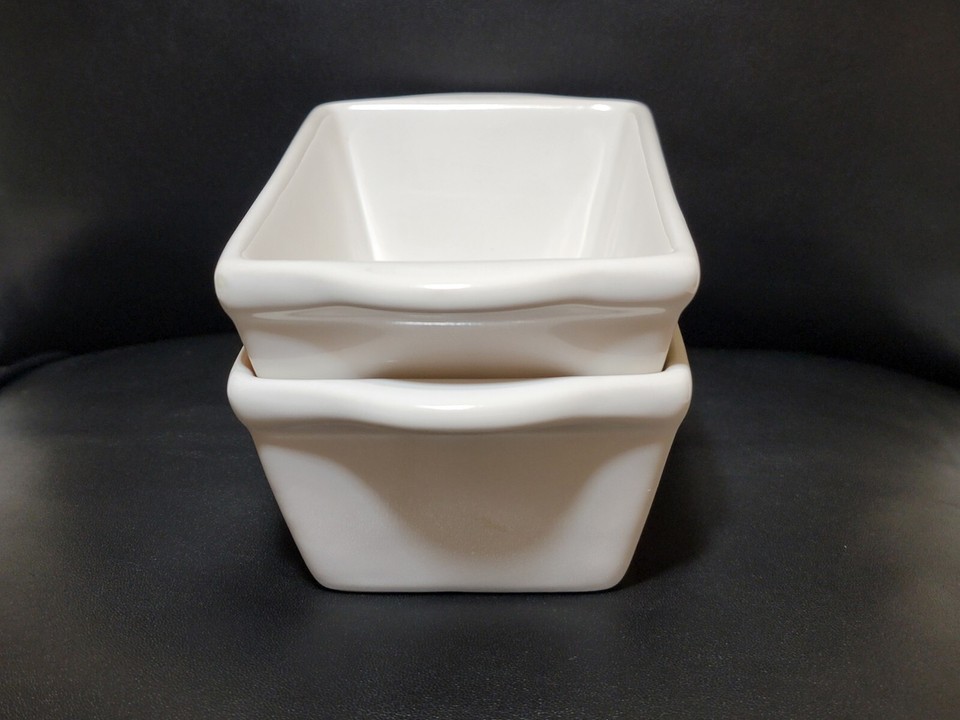 Vintage Set of 2 Quilt Fall Theme Ceramic Mini Bread Loaf Pan ...