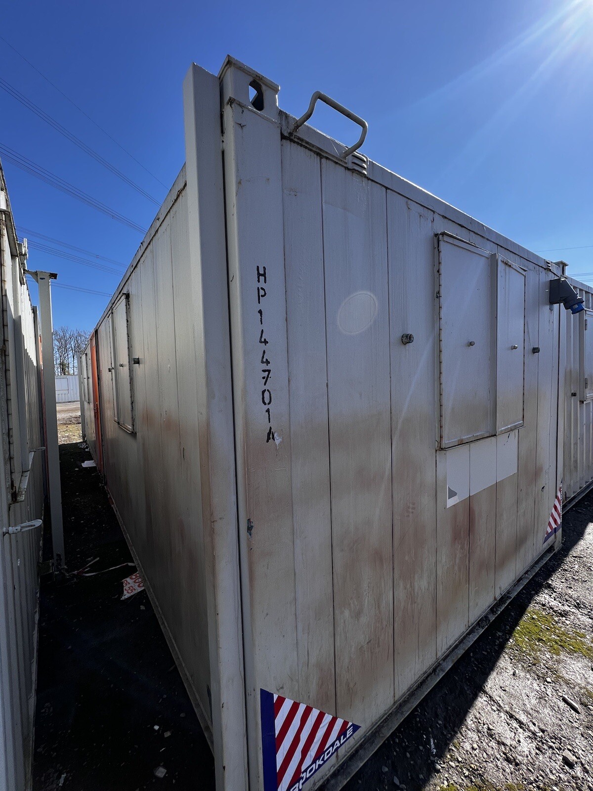 32ft Anti Vandal Site Office Cabin Container Welfare Block, Canteen ...