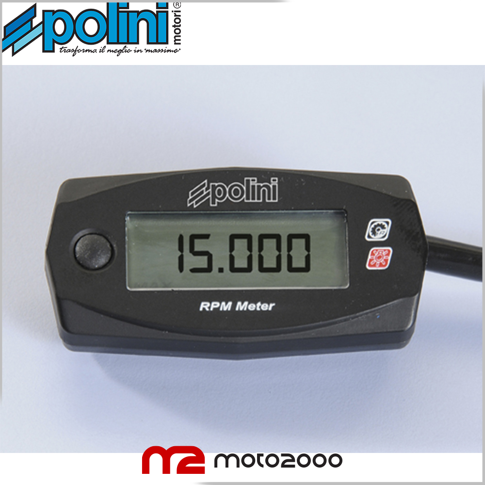 CONTAGIRI CONTATORE GIRI MOTORE PICCOLO POLINI RPM UNIVERSALE MOTO E ...