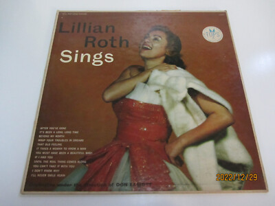 Lillian Roth "Sings..." LP Tops L1567 VG VG+ Pop/Cheesecake | eBay