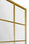 The Fenestra New Extra Large Gold Window Mirror - 69" X 43" 174 x 110cm ...