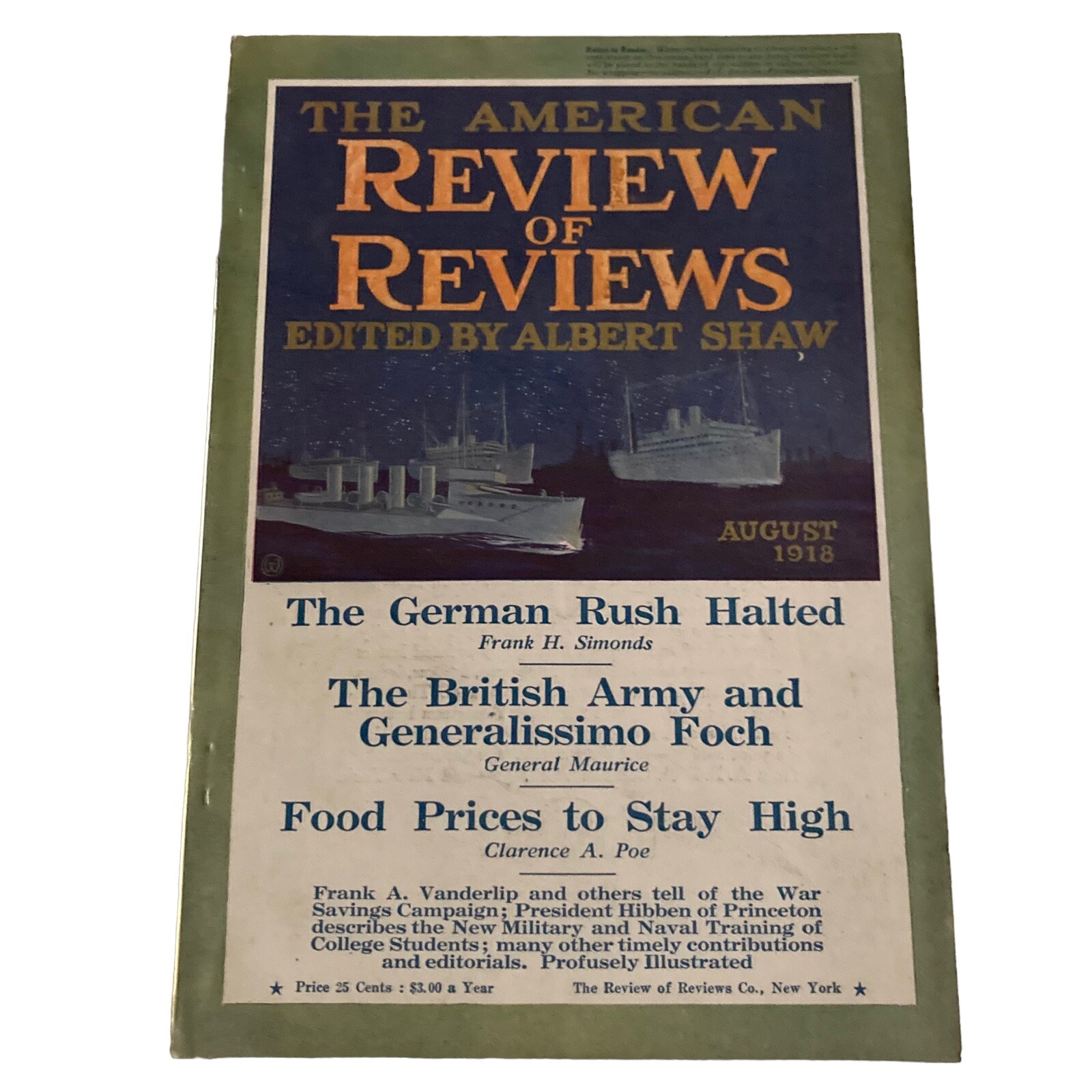 The American Review of reviews The German Rush Halted British Army ...
