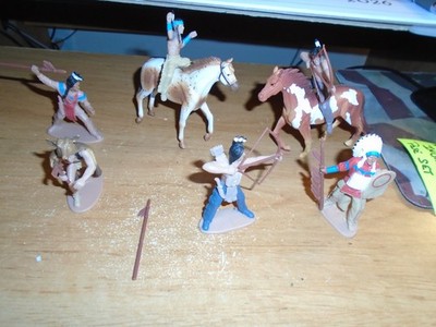 6 Vintage new ray Vinyle 1990s Lot Indans and 2 Horses Horses | eBay