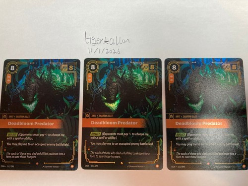 Deadbloom Predator OGN 161/298 Epic Riftbound League of Legends | eBay UK