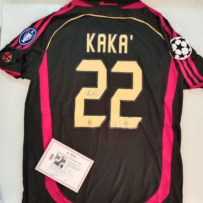 Ricardo Kaka Signed Autographed AC Milan Soccer Jersey with COA | eBay