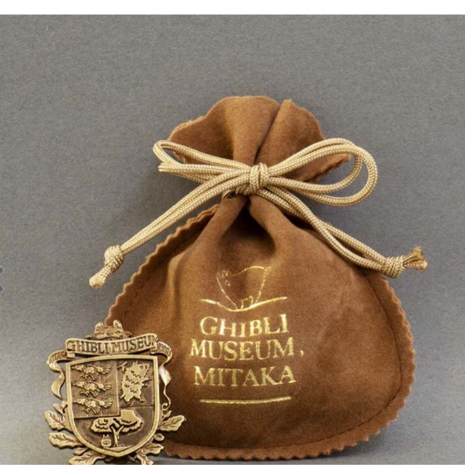 Ghibli Museum Original Pin Badge Coat of Arms Gold Gold | eBay