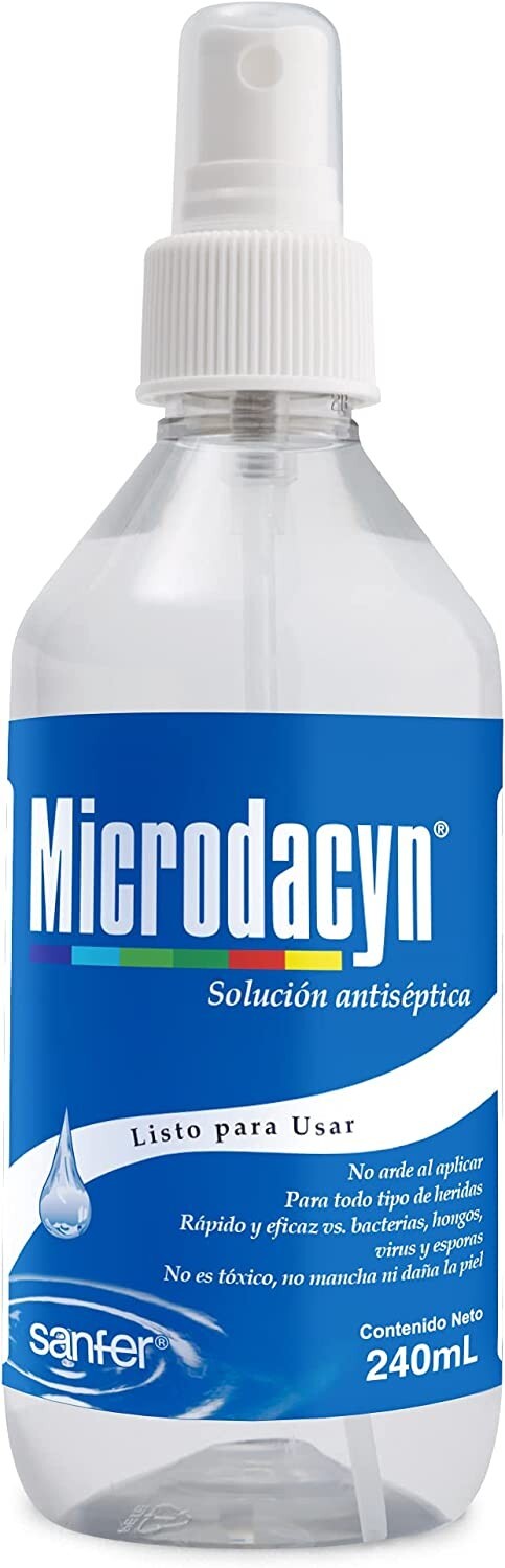 MICRODACYN 8 oz ANTISEPTIC DISINFECTANT BURNS PRESSURE ULCERS DIABETIC ...