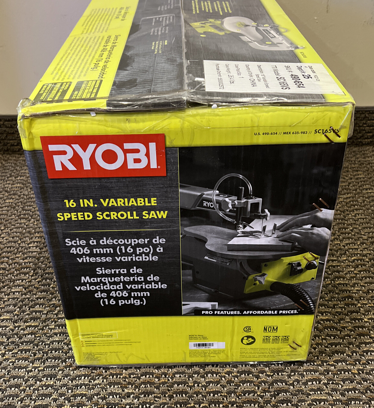 NEW RYOBI 16" Variable Speed Scroll Saw SC165VS***FREE SHIPPING*** | eBay