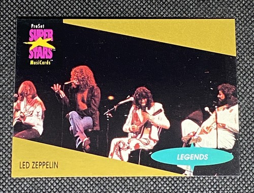 Led Zeppelin Legends 1991 ProSet Super Stars MusiCards #22 Raw | eBay