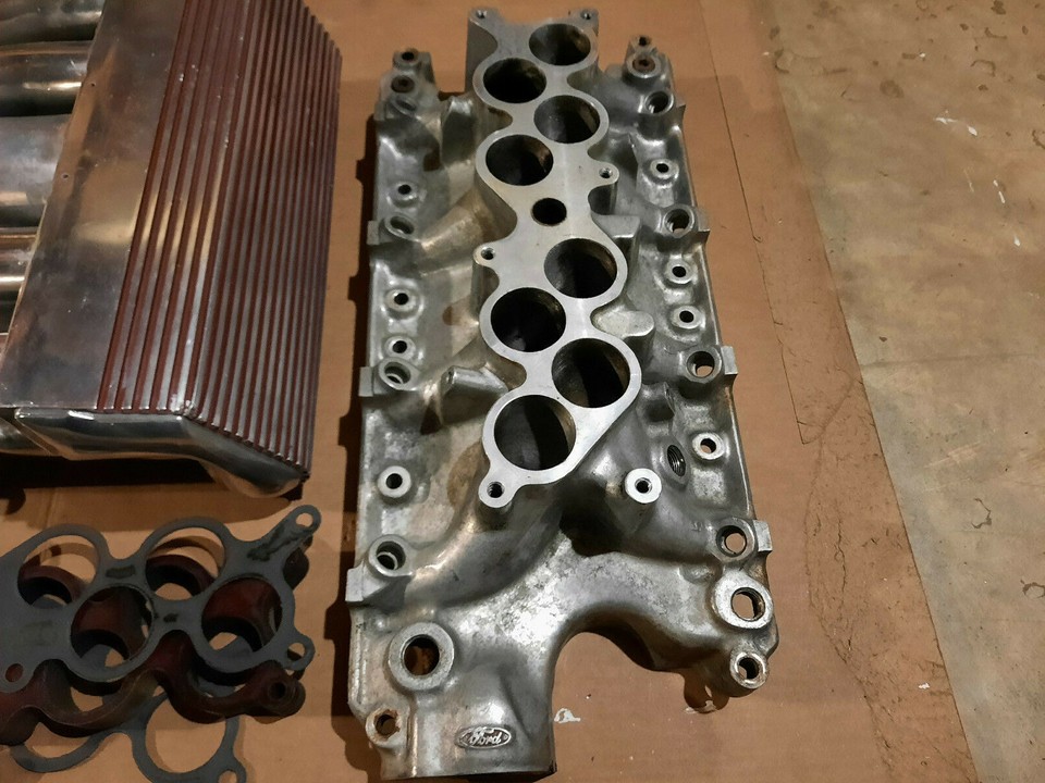 1986-1993 Ford Mustang 5.0L Polished Tubular Cobra Intake Manifold GT40 ...