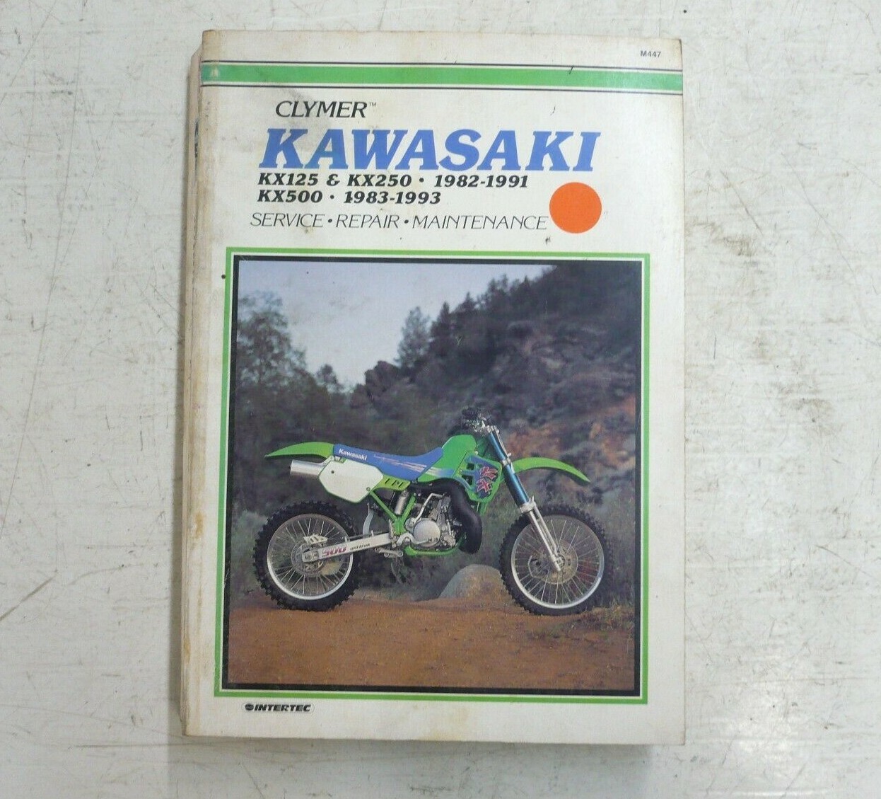 KAWASAKI KX125 & KX250 82 - 91 KX500 83 - 93 CLYMER SHOP REPAIR SERVICE ...