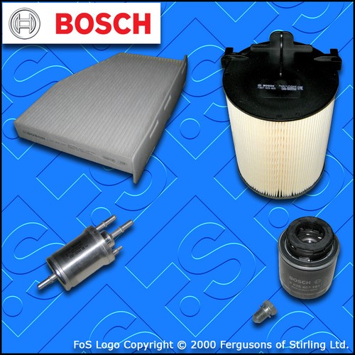 SERVICE KIT VW GOLF MK5 (1K) 1.4 TSI CAXA OIL AIR FUEL CABIN FILTERS ...