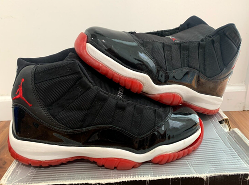 AIR JORDAN 11 Bred sz.10 - 2001 Playoff Retro One Tuned Mens Jumpman OG ...